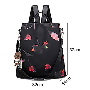 Freie Liebe Anti-theft Backpack Nylon BackPacks Handbags for Women School Travel Rucksack Lightweight Shoulder Bags