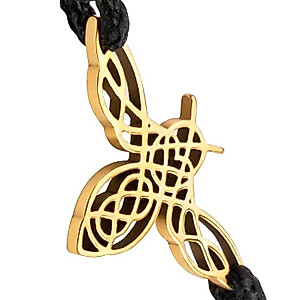 THE LACRIMA FOUNDATION Embrace Elegance: Limited Edition Wild Honey Bee Bracelet - Yellow Gold