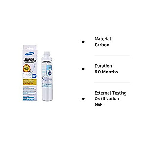 Samsung DA29-00020B, DA29-00020A, HAF-CIN EXP Premium Refrigerator Water Filter, 1-Pack