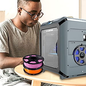 Flashforge PLA Filament 1.75mm, 3D Printer Filaments 0.5kg Spool-Dimensional Accuracy +/- 0.02mm for Adventurer 3 Series (Black)