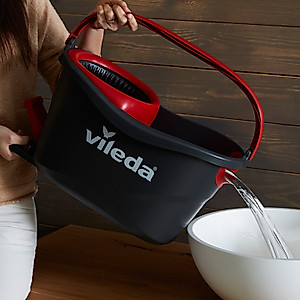 Vileda Turbo Microfibre Mop and Bucket Set with Extra 2-in-1 Refill