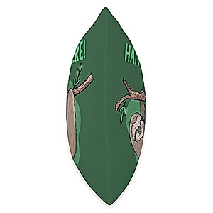 Motivational Sloth T-Shirts & Gifts Hang in There Cute Motivational Sloth Get Well Soon Throw Pillow, 18x18, Multicolor