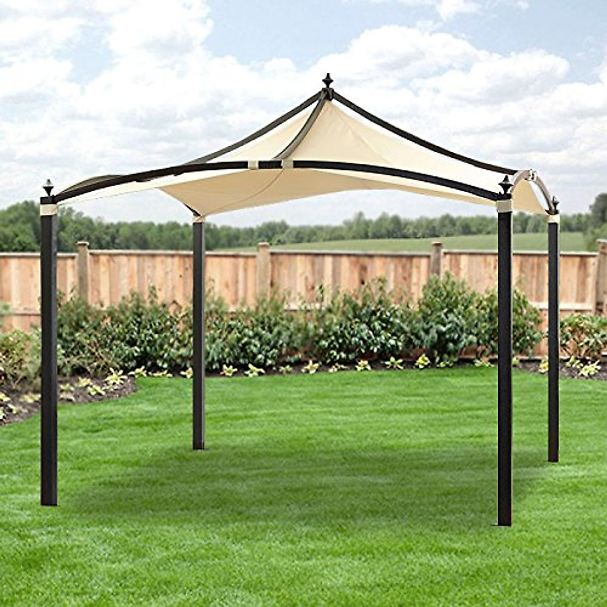 Garden Winds Conviar Pergola Replacement Canopy Top Cover - RipLock 350