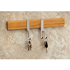 Mercer Culinary Single Hooks For Magnet Bar, Silver, 2 Pack