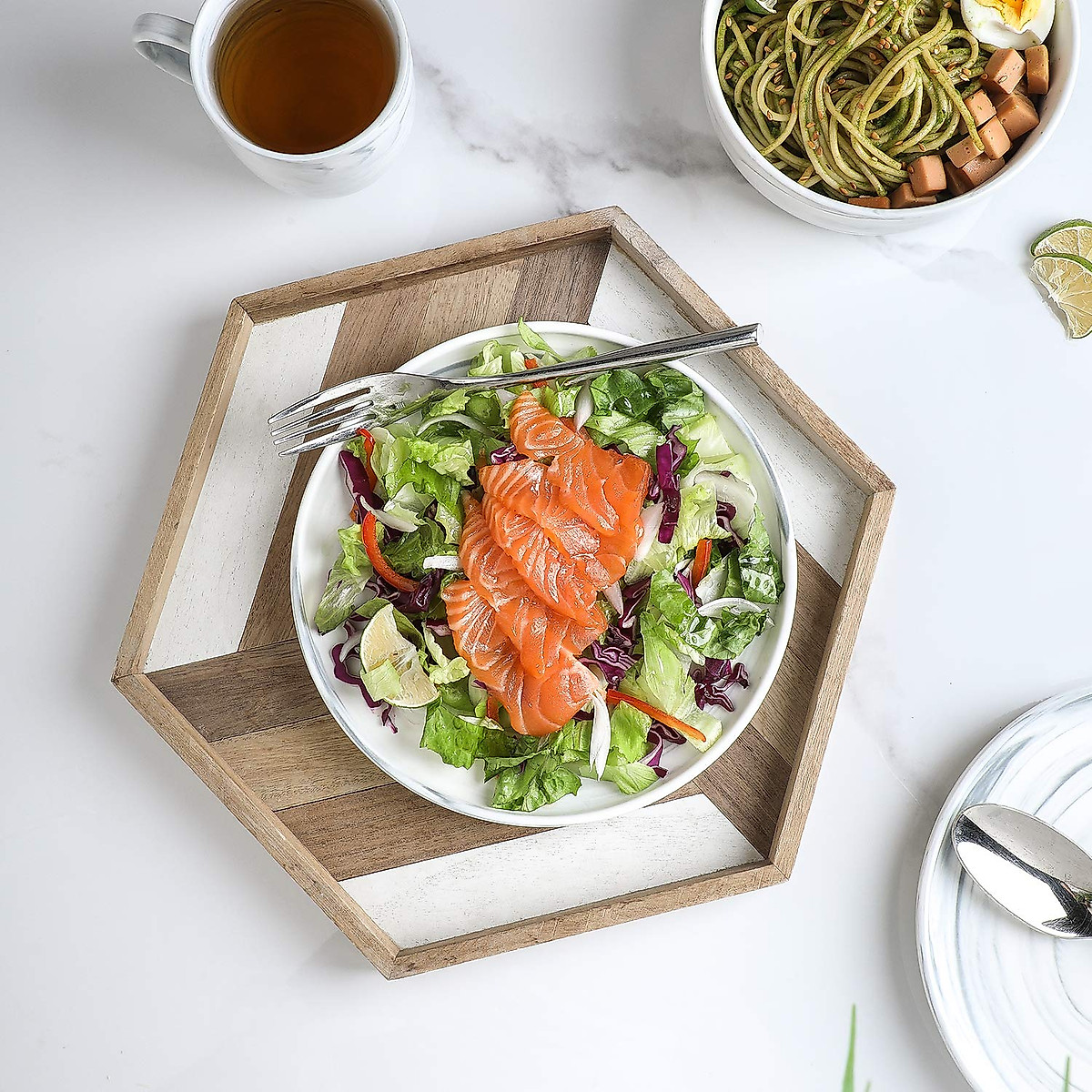 Stone Lain Brighton 16-Piece Dinnerware Set Porcelain, Gray