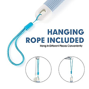 Back Scrubber Anti Slip Long Handle for Shower, Dual-Sided Back Brush with Stiff and Soft Bristles,Body Exfoliator for Bath or Dry Brush.