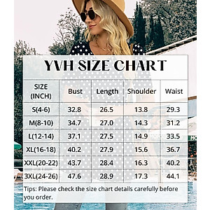 YVH Women's Summer Tunics Babydoll Tops Casual Short Sleeve Long Peplum Blouse Shirts, Polka dot black, XL