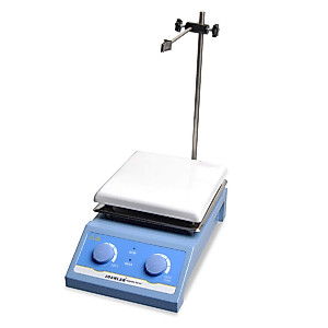 JoanLab SH-4 Magnetic Stirrer Hot Plate, 380°C Ceramic Hotplate, 5L Large Capacity, 0-1600 RPM Mixing Speed, for Laboratory Heating and Stirring with 1 Year Warranty