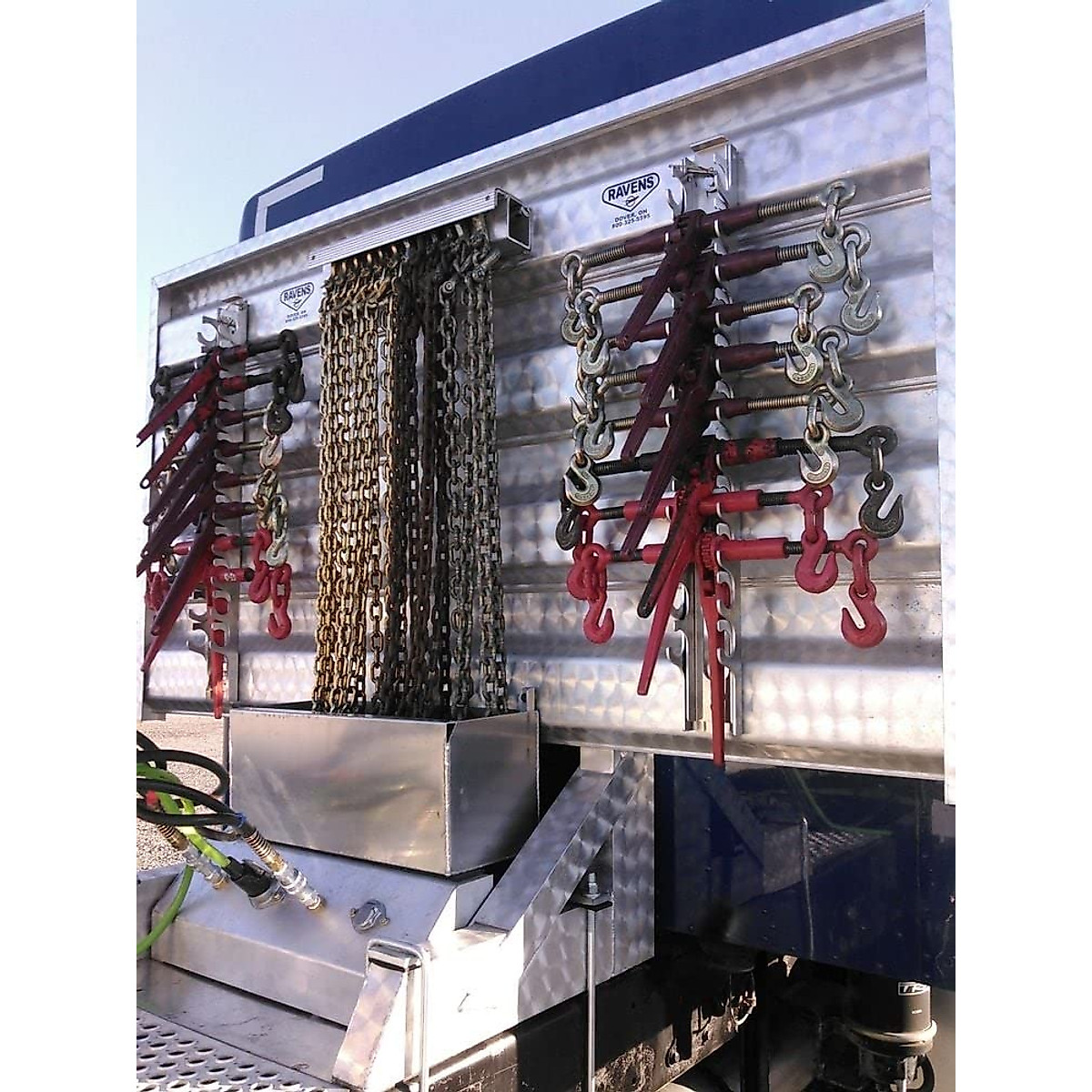 Mytee Products 48" Aluminum Locking Ratchet Binder Rack - Made in USA (Holds 11 Binders)