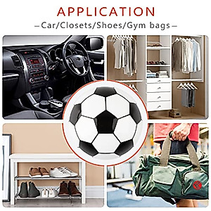 Knixmax Sneaker Deodorizer Balls, Shoes Gym Bags Lockers Car Air Fresheners, Sneaker Odor Eater Balls Shoe Deodorizers 6 Packs Cologne Soccer Basketball Baseball