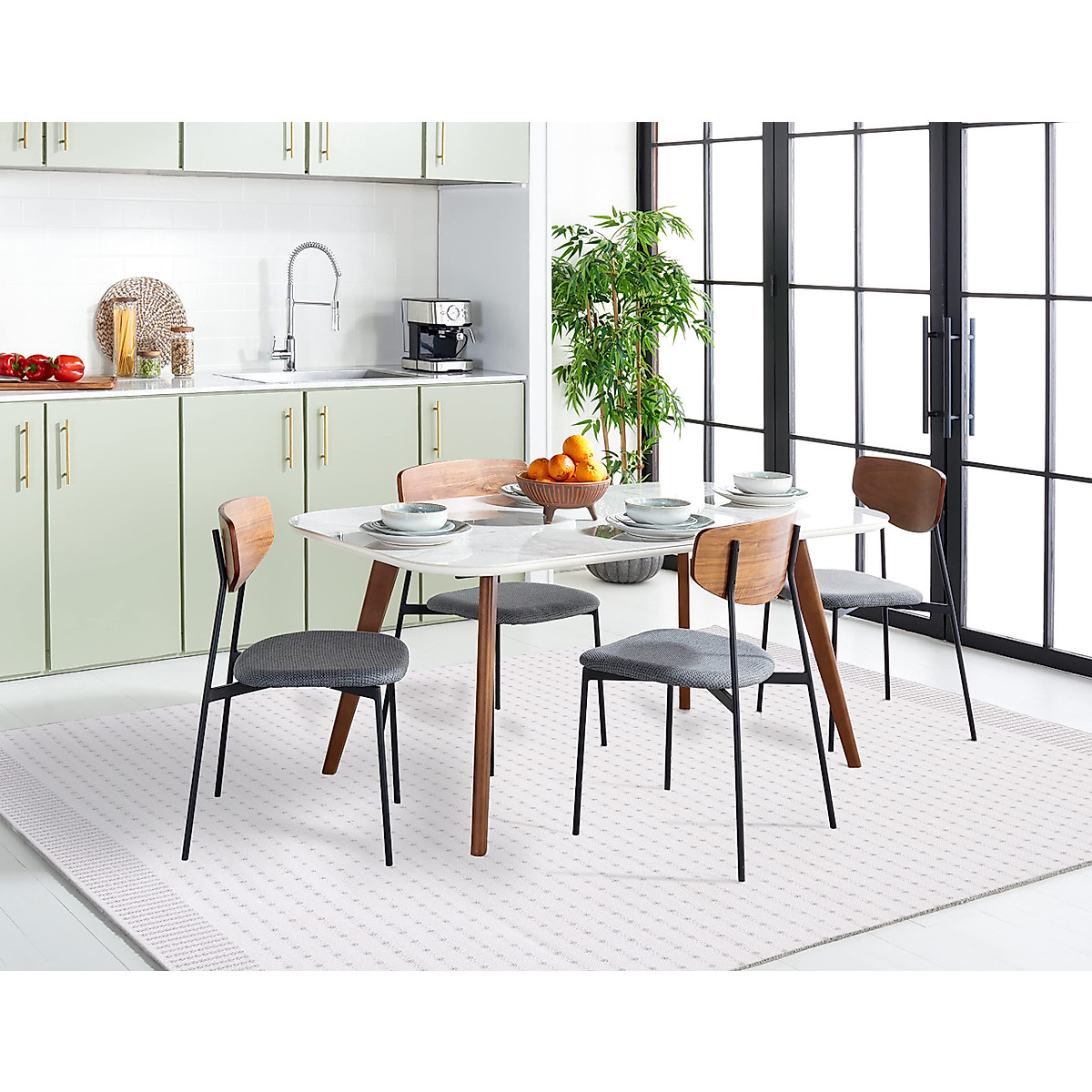 SAFAVIEH Montauk Collection Accent Rug - 2'6" x 4', Ivory & Light Blue, Handmade Cotton, Ideal for High Traffic Areas in Entryway, Living Room, Bedroom (MTK717B)