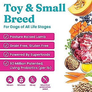 Solid Gold Mighty Mini Small Breed Dog Food - Dry Dog Food for Any Toy Breed - for Gut Health & Sensitive Stomach Support - Digestive Probiotics for Dogs - Grain & Gluten Free Recipe