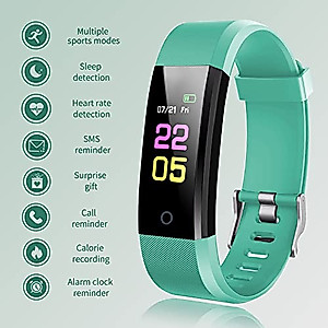 HLIXOZIY Smart Watches Fitness Trackers for Women Men, Activity Trackers with Heart Rate Blood Pressure Sleep Monitor, IP67 Waterproof Fitness Watch with Calorie Step Counter for iPhone Android Phone