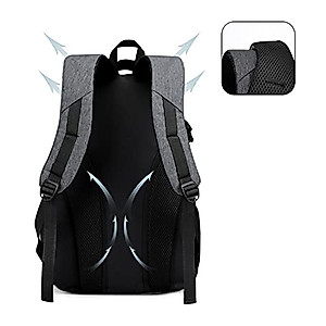 PRIMICIA GinzaTravel Laptop Backpack Anti Theft Water Resistant Backpacks School Computer Bookbag (GREY)