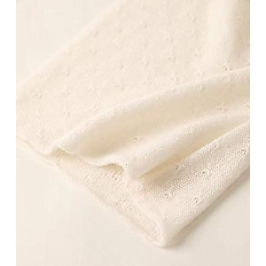 Jolmo Lander 100% Cashmere Women Winter Infinity Scarf Warm Circle Loop Neck Warmer (White)