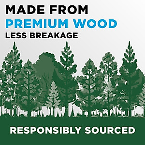 Dixon Ticonderoga Wood-Cased #2 Pencils, Box of 24, Black (13926)