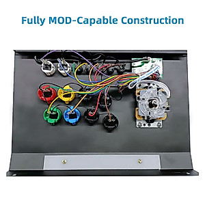 Fight Sticks PC,Arcade PC Joysticks Fight Stick Street Fighter Video Game Controller Fighting Joystick for PC, Nintendo Switch, NEOGEO Mini, NeoGeo Pro, PS3,Raspberry Pi, PS Classic, Android