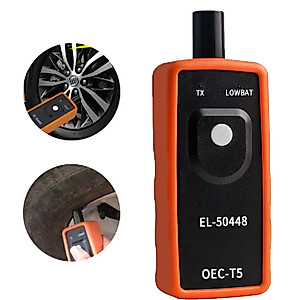 TPMS Relearn Tool for GM Tire Sensor, Automotive Tire Pressure Monitor Sensor Activation Reset Tool EL-50448 OEC T5, System Programming Training for Most GM Series Vehicles, Car Accessories.