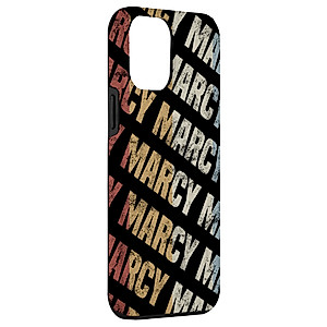iPhone 12 Pro Max Custom Marcy Phone Cover Vintage Retro Black Personalized Case