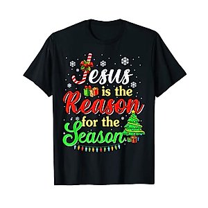 Christian Jesus The Reason Stocking Stuffer Christmas T-Shirt