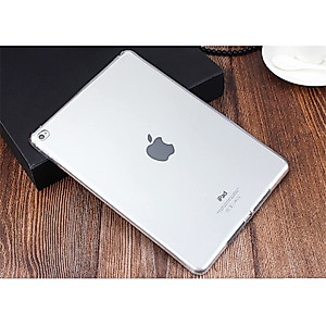 iCoverCase for iPad Mini 4 Case, Ultra-Thin Silicone Back Cover Clear Plain Soft TPU Gel Rubber Skin Case Protective Shell for iPad Mini 4 7.9" (Clear)