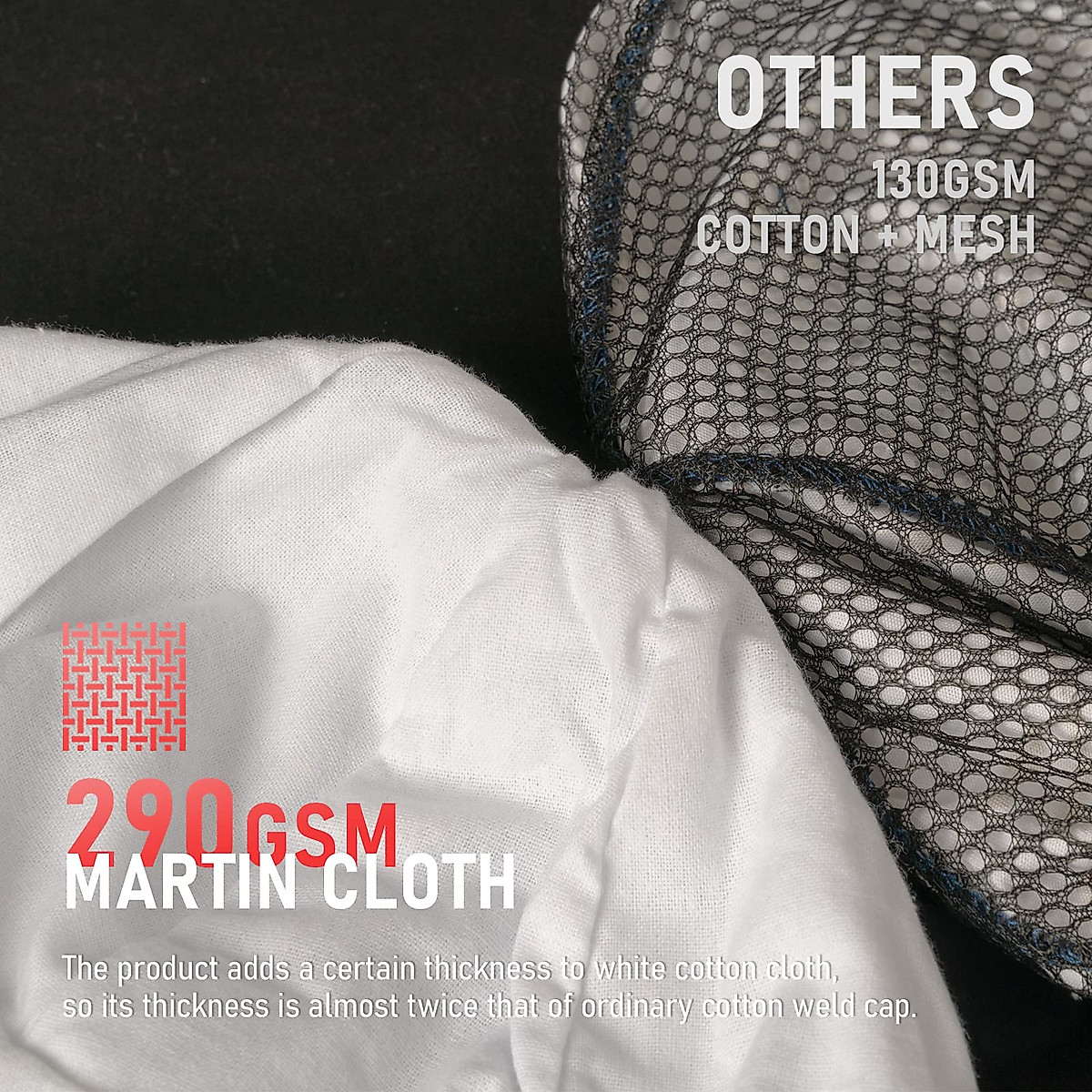 YESWELDER Black Reversible Welding Cap,Durable,Protective Welders Cap with Elastic