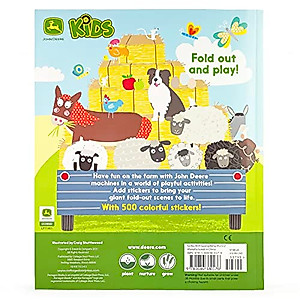 Farm - 500 Stickers and Puzzle Activities: Fold Out and Play! (John Deere: Children's Interactive Fold Out and Play Puzzle Activity Book)