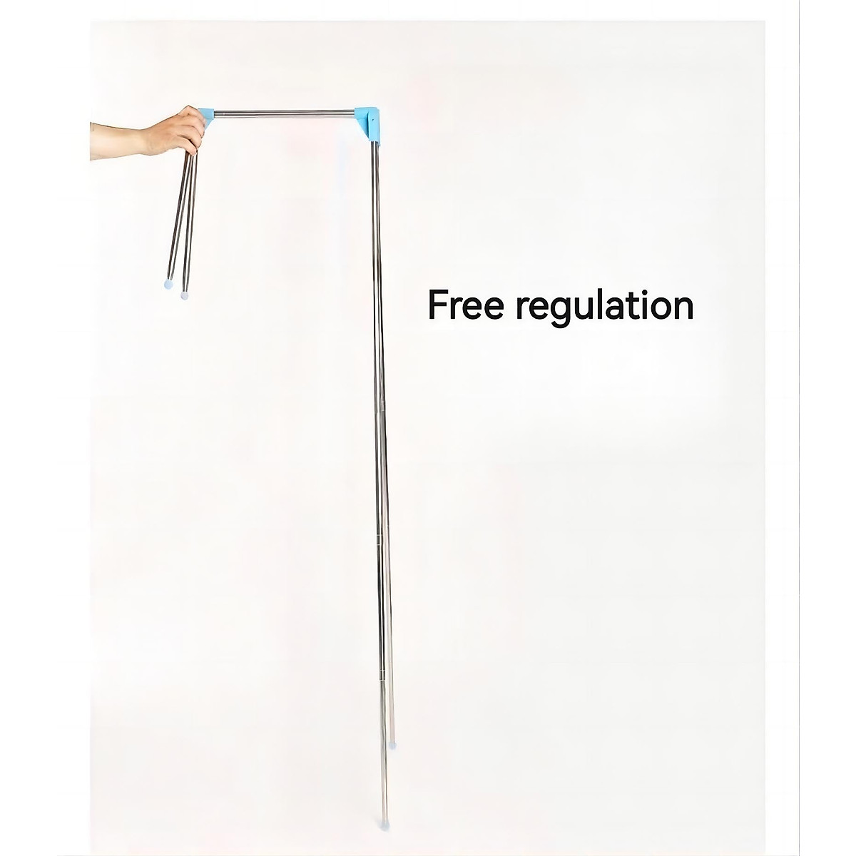 Foldable Clothes Rack,Stainless Steel Portable Travel Garment Rack,Collapsible Travel Garment Rack for Camping, Hotel Room, Laundry, Dance, Indoor, Outdoor (Large)