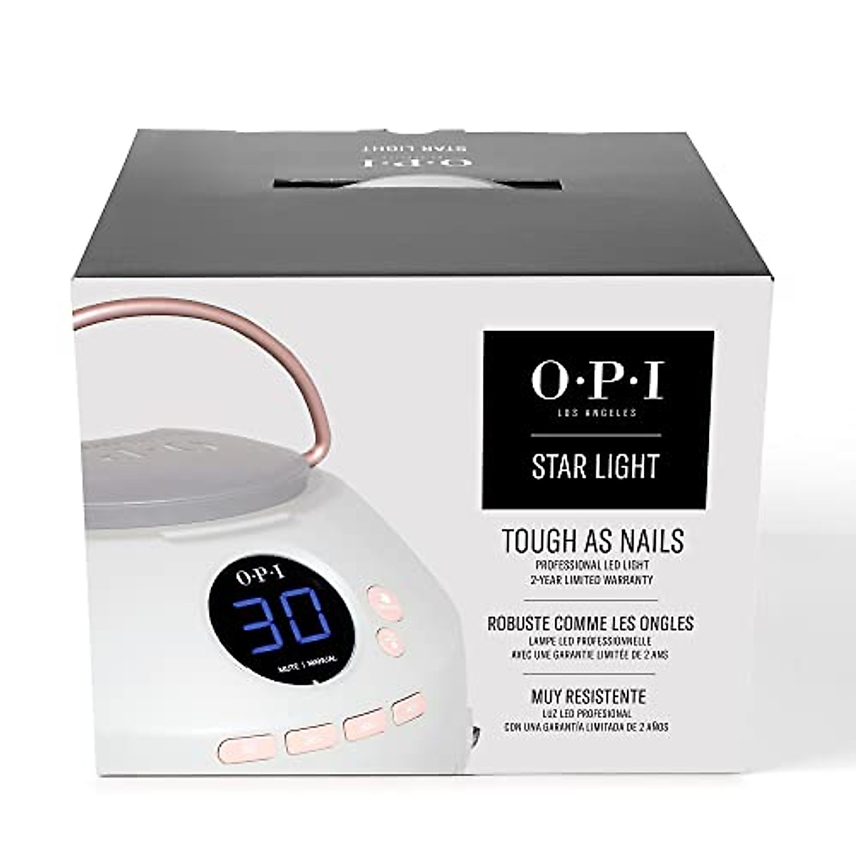OPI Star Light Gel Lamp 3.0, LED Curing Lamp for GelColor, 4.82 lb.
