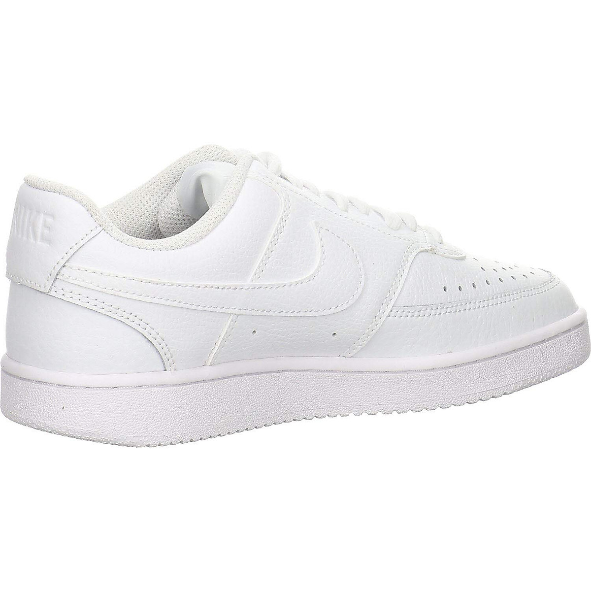 Nike Women's Court Vision Low Sneaker, White/White-White, 7.5 Regular US