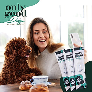 Only Good Dog Daily Probiotics for Dogs, Dog Probiotic Powder with Digestive Enzymes for Digestive Health, Gut Flora, Diarrhea, Fur & Skin Health, Immune Support - Flavorless (25 Sticks)