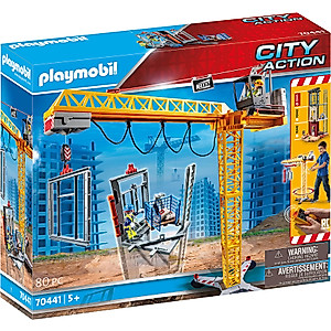 Playmobil RC Crane with Building Section