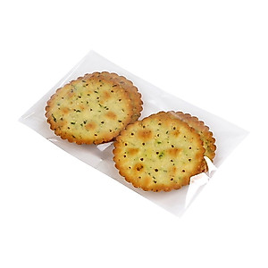 200ct Adhesive Treat Bags 3x4 Clear - 1.4 mils Thick Self Sealing OPP Plastic Bags for Bakery Cookies Christmas Party Decorative Gift Bags (3" x 4" - 200ct)