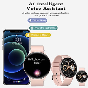 Smartwatch For Men And Women. 1.32'' Touch Screen Fitness Tracker With 20+ Sports Modes, Ip67 Waterproof Smartwatch With Heart Rate/Sleep Monitor/Pedometer/Calorie, Activity Tracker For Android phone