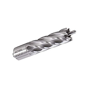 ACTOOL 3/4" Diameter × 2" Depth of Cut HSS ANNULAR Cutter with 3/4'' Weldon Shank