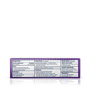 Desitin Maximum Strength Baby Diaper Rash Cream with 40% Zinc Oxide, Travel Size, 1 oz (Pack of 6)