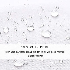 Decorative Taekwondo Shower Curtain Waterproof Polyester Fabric,Japanese Style Bath Curtain Home Bathroom Decor Hanging Curtain with Hooks 72 x 78 Inch,Machine Washable