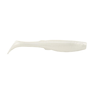 Berkley Gulp! Paddleshad Fishing Soft Bait, Pearl White, 4in
