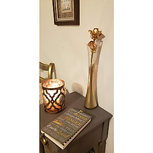 WGV Maria Bud Vase Bulk, Width 2", Height 10", Clear Slant Cut Opening Gathering Concaved Glass Floral Container Centerpiece for Wedding Party Event Home Office Decor, 6 Pieces