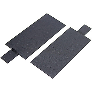 MMO Titanium Anode Plate Ru-Ir Coated 65 * 28mm with Post （2pcs）