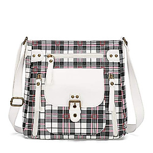 KL928 Crossbody Bags for Women Shoulder Purses and Handbags, L-white