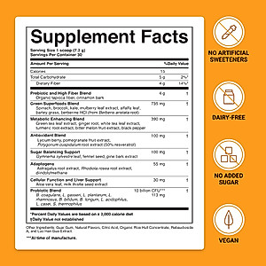 ACTIVATEDYOU Morning Complete Daily Wellness Greens Superfood Drink Mix for Gut Health w/Prebiotics, Probiotics, Antioxidants, Green Superfoods, 10 Billion CFUs, 30 Servings (Citrus)