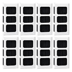 KEEPOW Paultra2 Refrigerator Air Filter Replacement for Frigidaire Gallery Pure Air Ultra II, Electrolux 242047805, 5303918847, EAP12364179, Pure Air II (8 Pack)