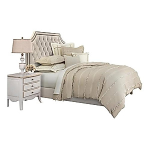 Michael Amini Country Lane 8-Piece King Duvet Set - Toast, Beige