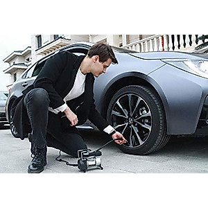 STANDTALL Electric Car Floor Jack Set 3 Ton All-in-one Automatic 12v Scissor Lift Jack with Impact Wrench and Tire Inflator Pump for Tire Change & Replacement
