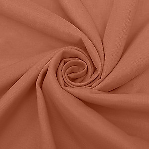 HOMEIDEAS 6 Pieces Lightweight Easy Care Microfiber Bed Sheets Set(Queen, Terracotta), Super Soft & Fade Resistant, 15 inches Deep Pocket 1800 Thread Count Bedding