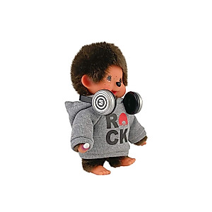 Monchhichi Pop Rockstar in Hoodie Plush Toy