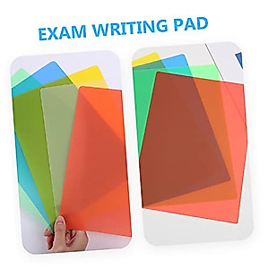 Ciieeo 20PCS a4 Writing pad Writing Desk mat Clear Writing Desk pad Plastic hardboard menu Writing pad Desk Protector Small Desk pad Writing Boards fiberboard Student pp Anti-Static