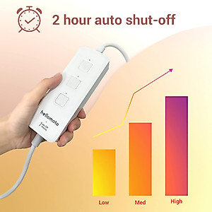 Weighted Heating Pad, 1.5lb Electric Heating Pad for Back Pain and Cramps Relief, 12'' x 24" Hot Heat Pad with 3 Heat Settings | Auto-Off