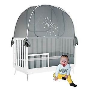 Aussie Cot Net - Baby Crib Tent to Keep Baby from Climbing Out - Toddler Proof Crib Netting Mosquito Net